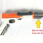 Nerf SharpFire Barrel (Body Count) Attachment Extension Mod – Easy Slide On – So Sick With It