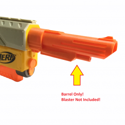 SSWI Nerf Twist on Barrel (Body Count) Attachment Extension Mod – So Sick With It